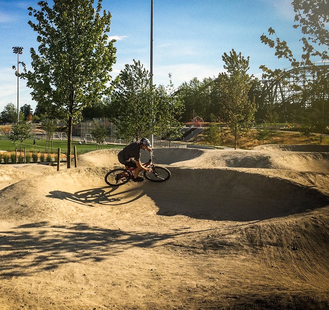 Empire Fields Pump Track - Hastings Park, Vancouver | Hoots Inc.
